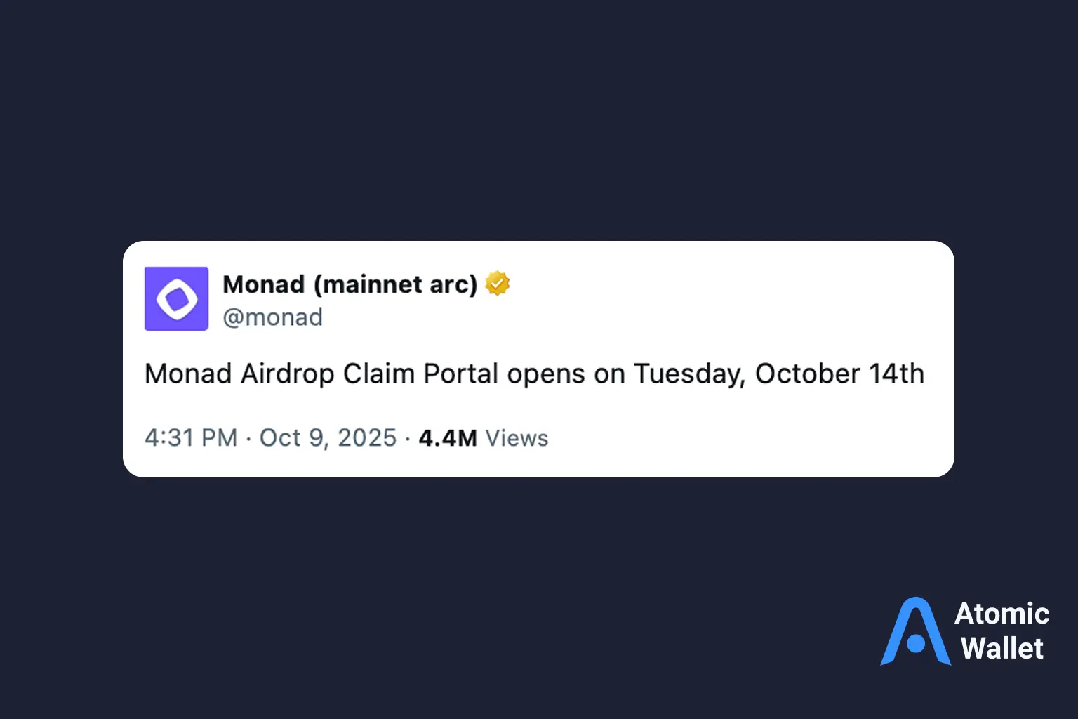 How to Claim Monad Airdrop — Step-by-Step Guide